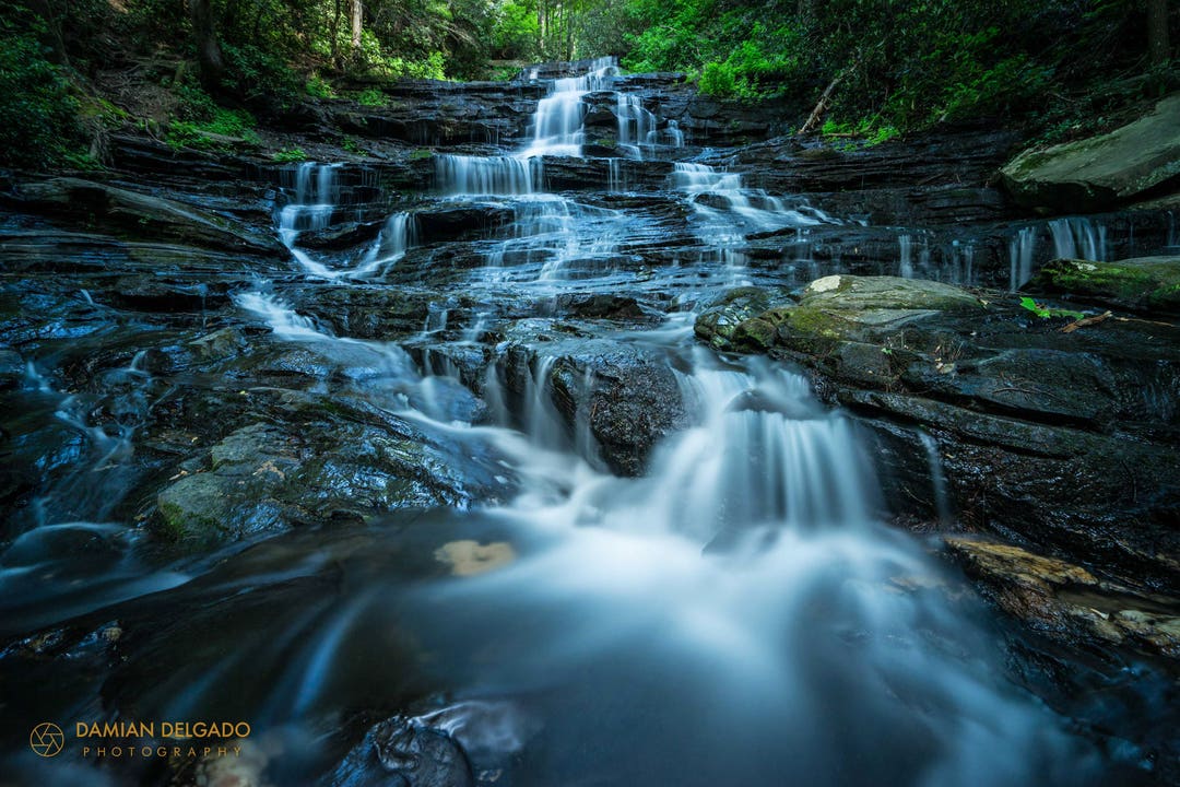 Georgia Landscape Photography Art Print - Minnehaha Falls North Georgia ...