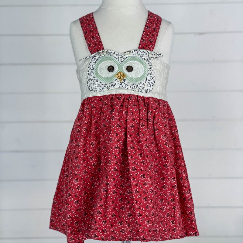 Girls Owl Dress - Etsy