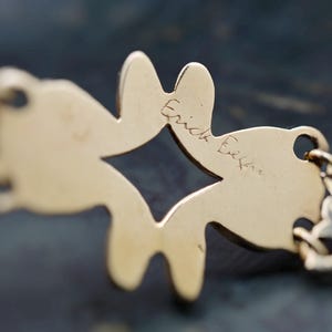 Erick Begay Hand Signed 14k Yellow Gold Native American With ...