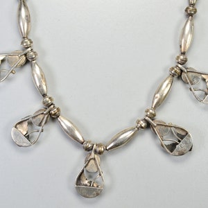 Cecil Sanders Signed Native American Navajo Sterling Silver Bead ...