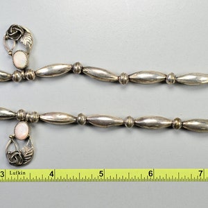 Cecil Sanders Signed Native American Navajo Sterling Silver Bead ...