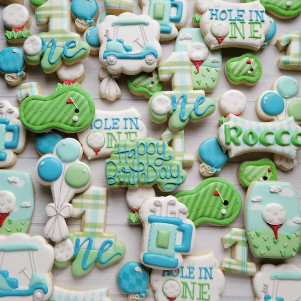 Golf Themed Cookies - Etsy