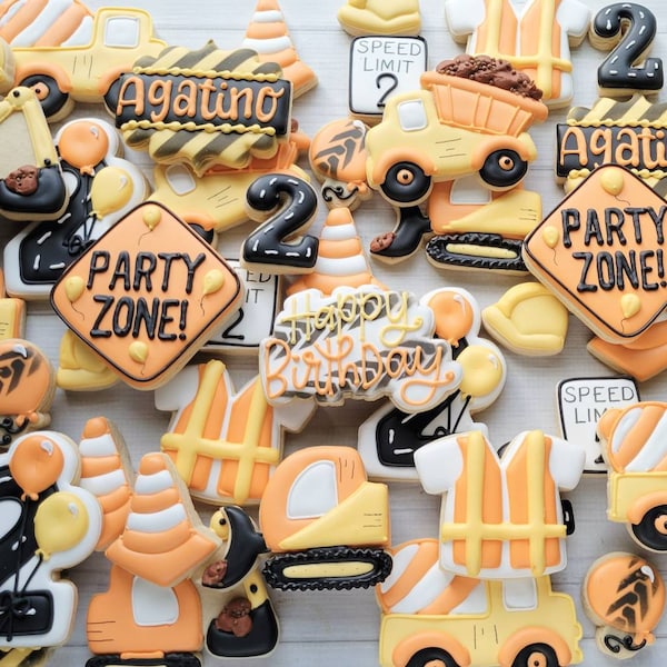 Construction Cookies - Etsy