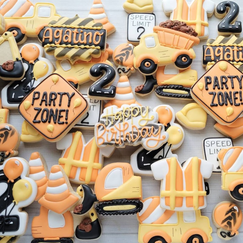 Construction Cookies - Etsy