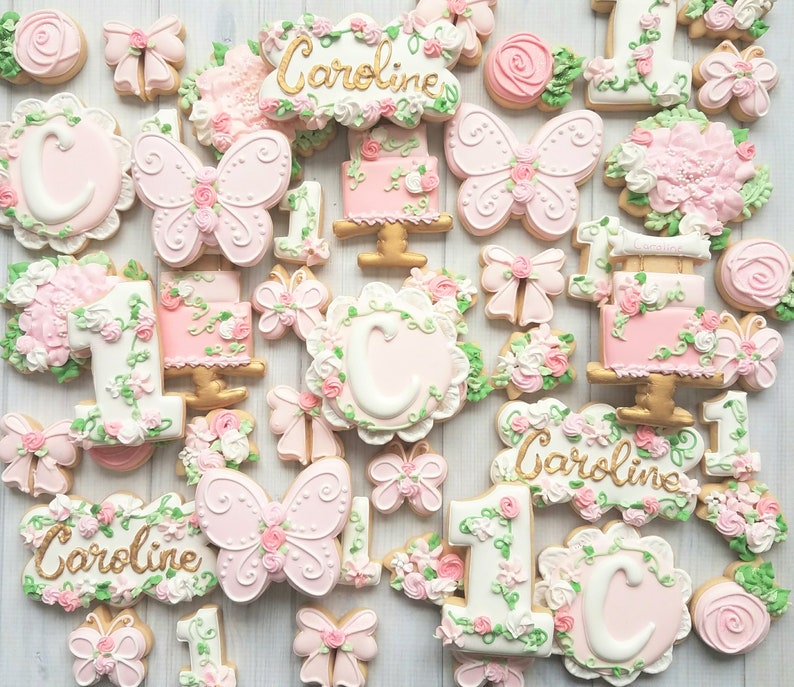 Floral Birthday Cookies - Etsy