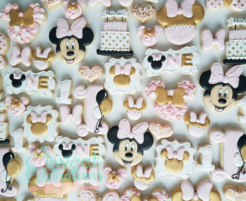 Minnie Mouse Cookies | Etsy