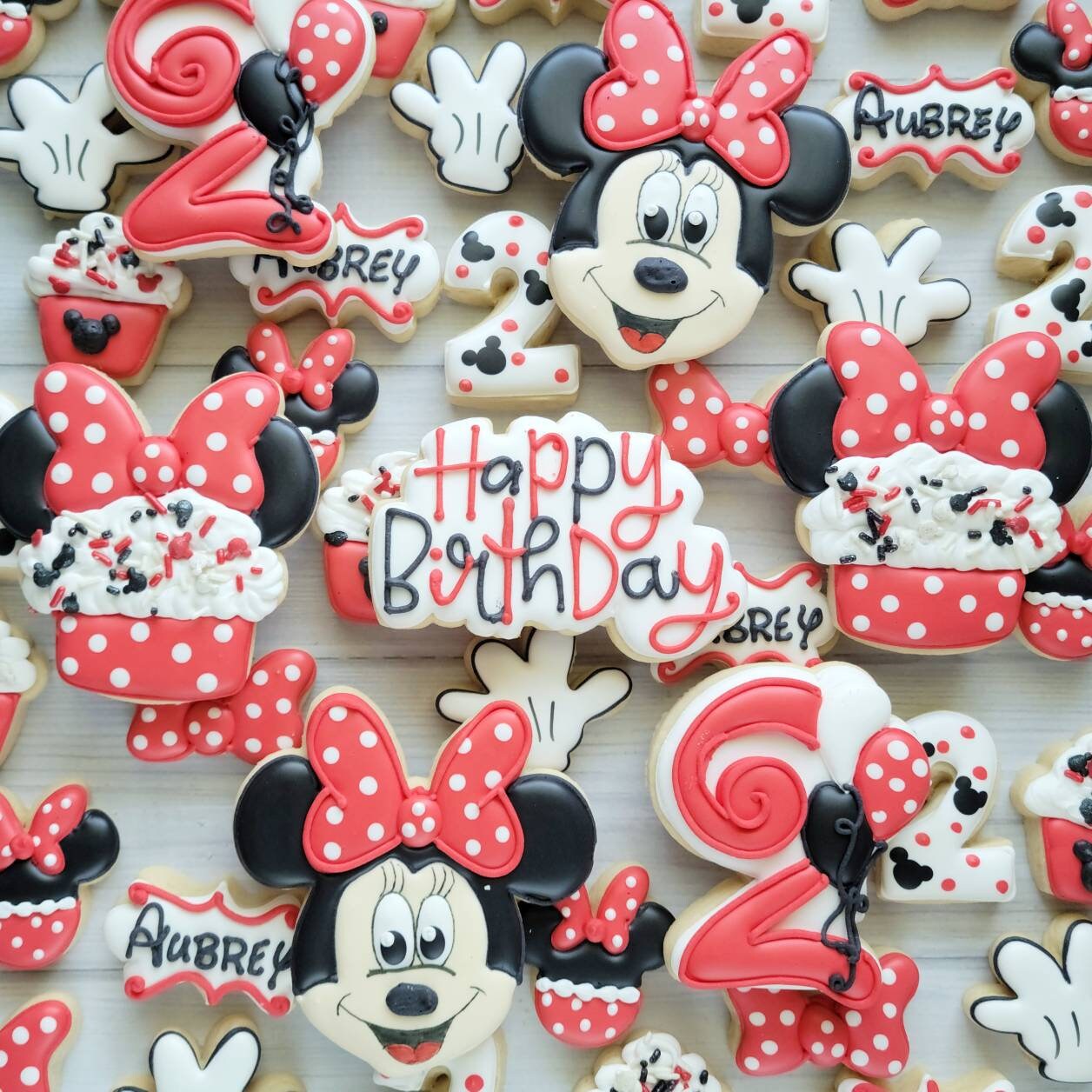 Minnie Mouse Cookies - Etsy