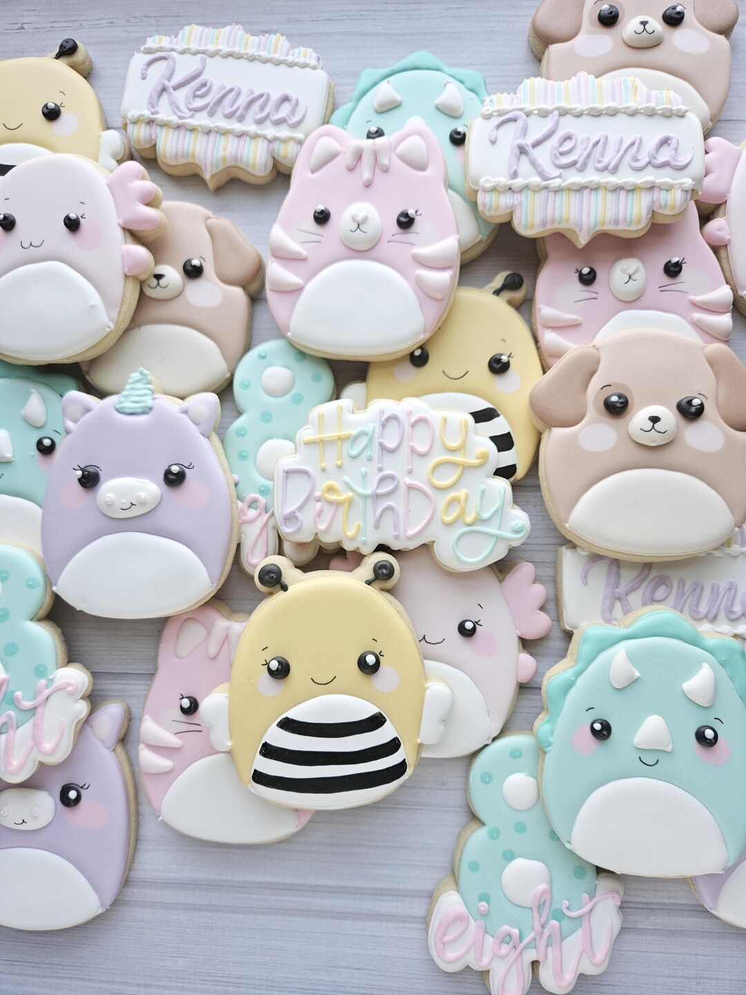Squish/plush Birthday Cookies - Etsy