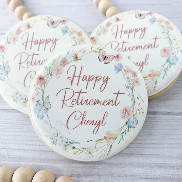 Retirement Cookies - Etsy