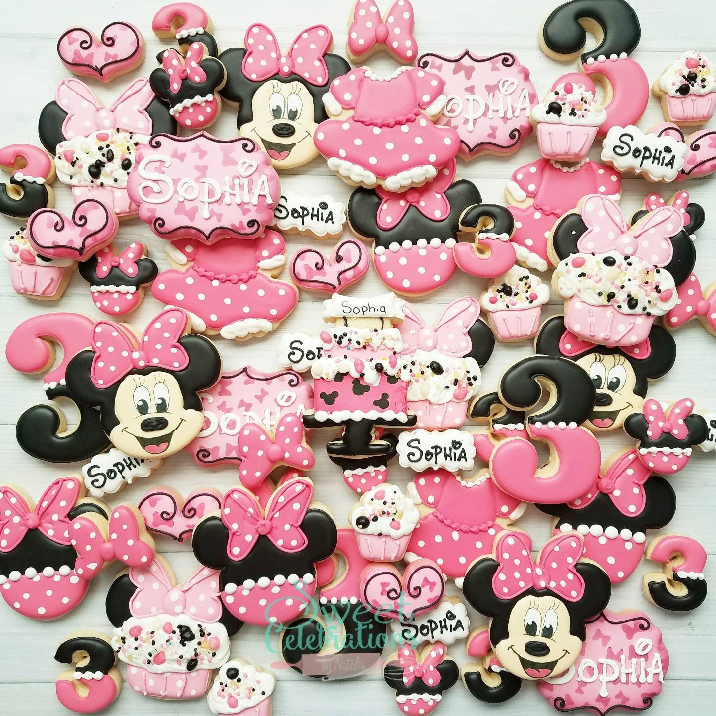 Minnie Mouse Cookies - Etsy