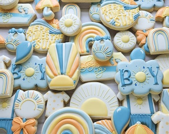 Sunshine Themed, Here Comes the Sun Birthday Cookies 36 Cookies - Etsy