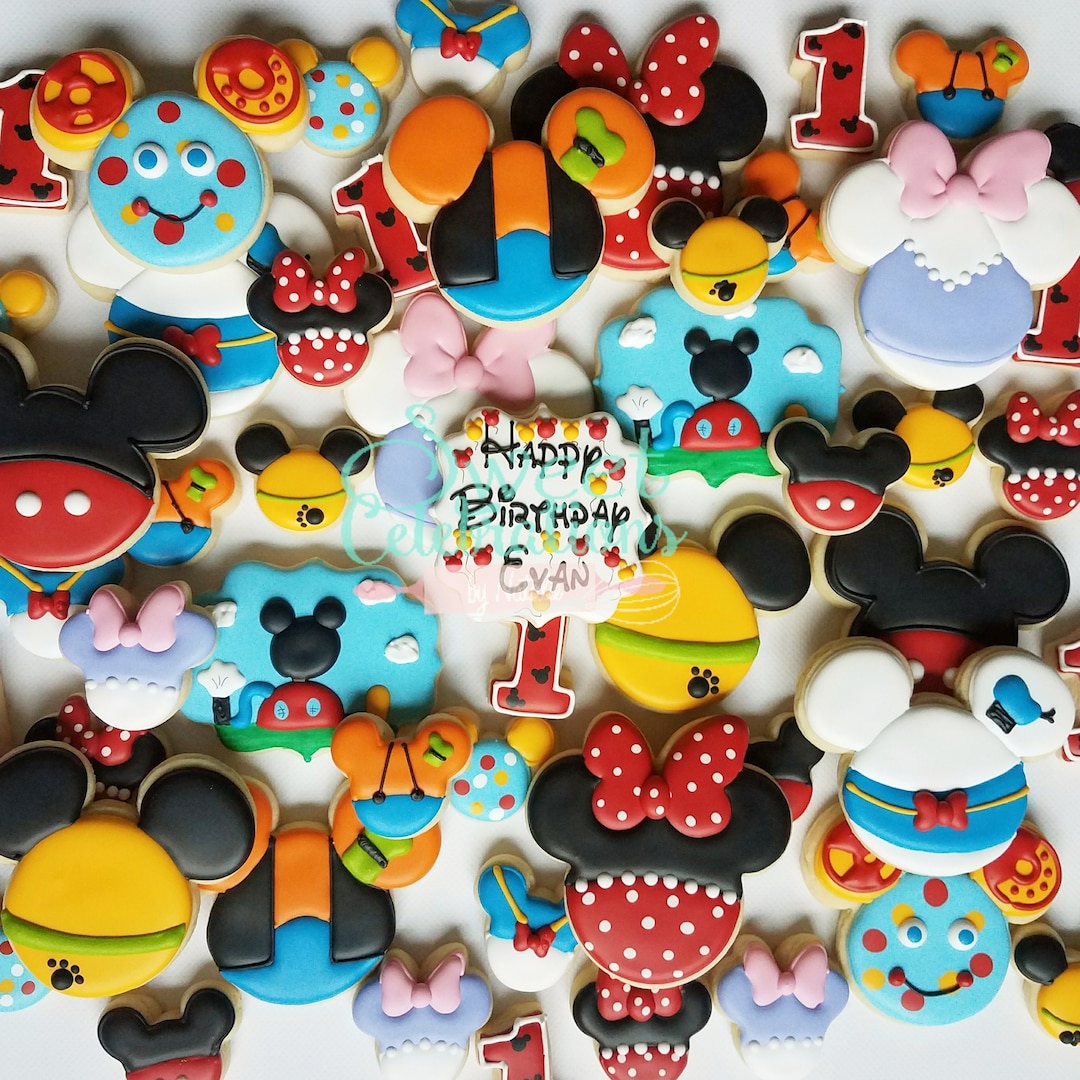 Mickey and Friends Cookies - Etsy