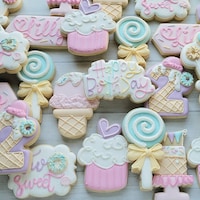 Sweet One Birthday Sugar Cookies, Two Sweet Birthday Sugar Cookies - Etsy