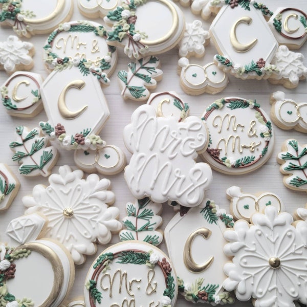 Custom Wedding Cookies - Etsy
