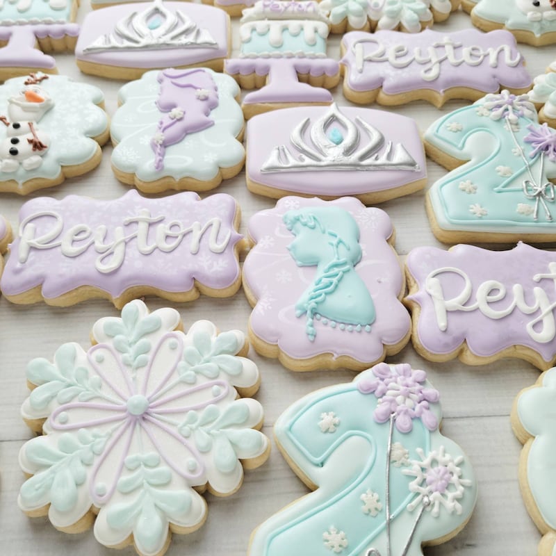 Frozen Cookies - Etsy