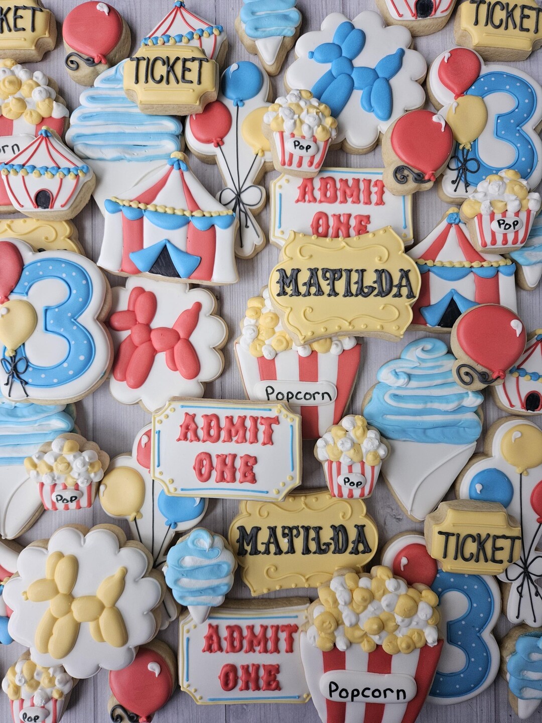 Carnival Circus Theme Cookies - Etsy