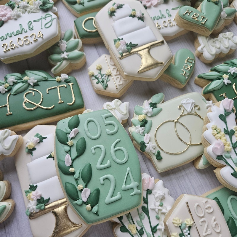 Wedding Cookies - Etsy