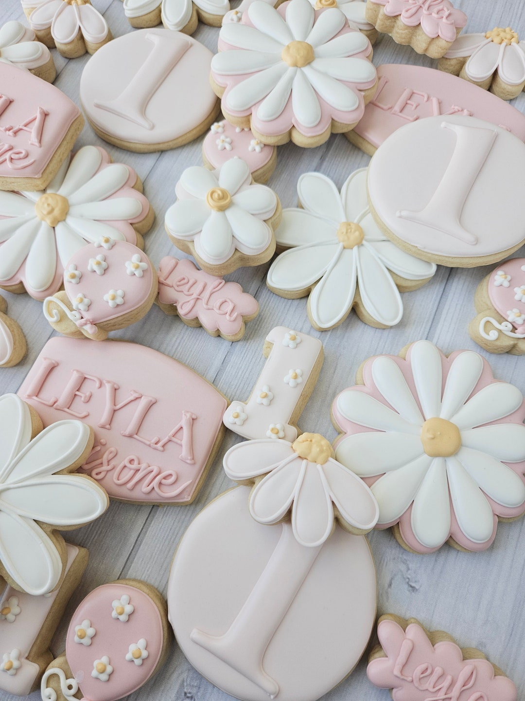 Daisy Birthday Cookies - Etsy
