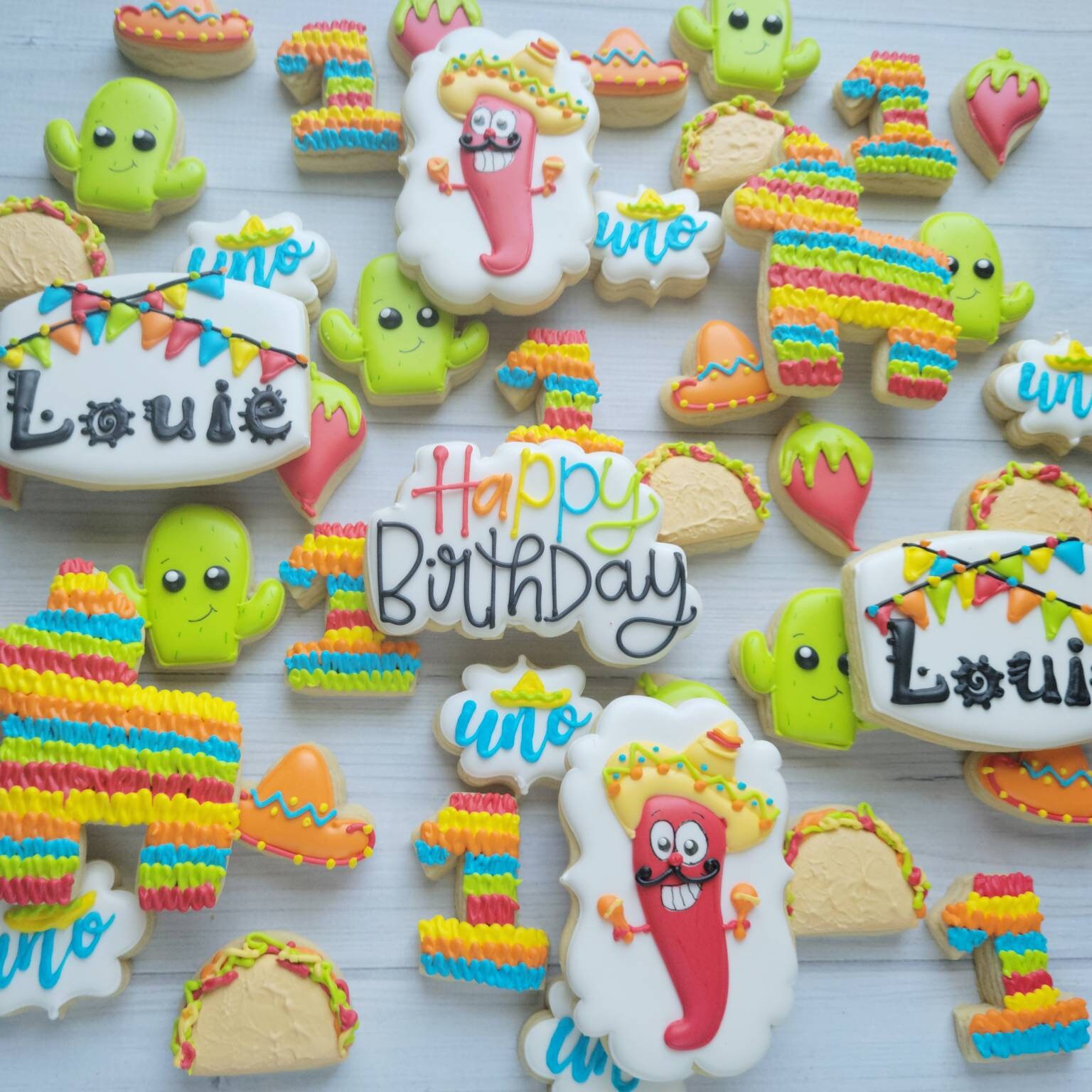 Fiesta Cookies - Etsy