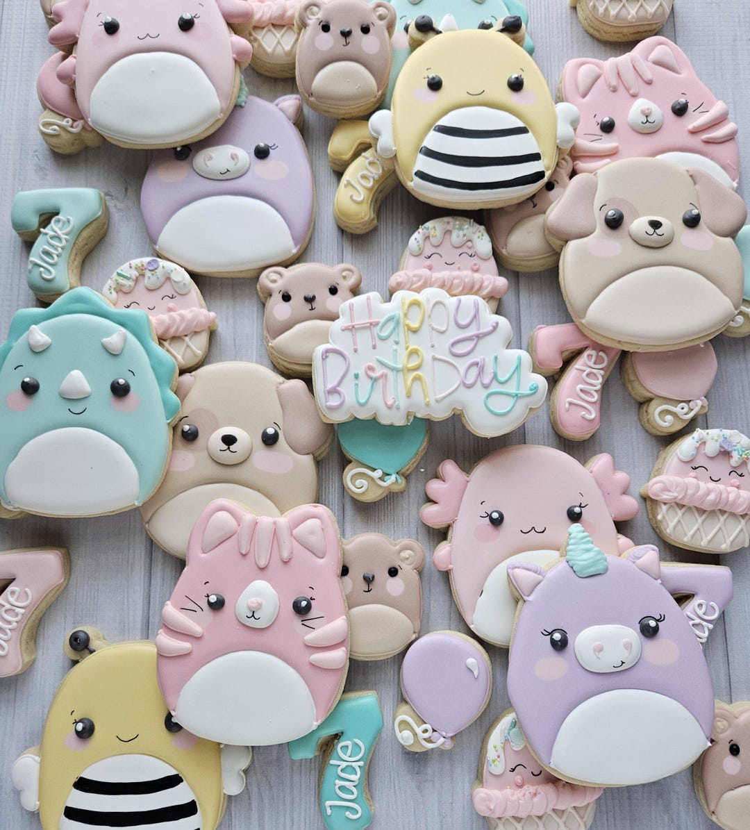 Squish/plush Birthday Cookies - Etsy
