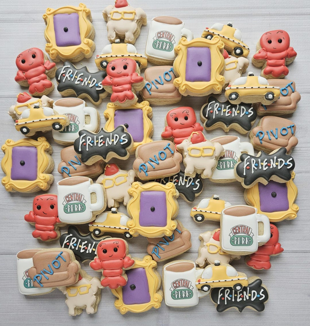 Friends Theme Mini Cookies - Etsy