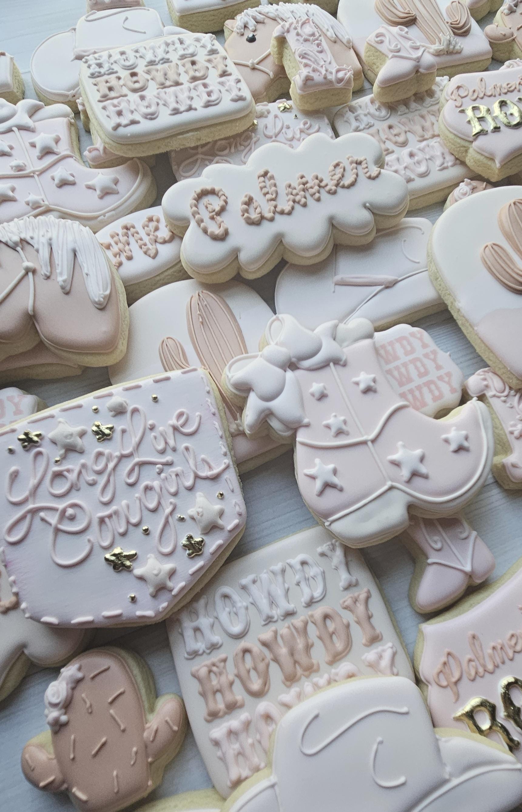 Cowgirl Birthday Cookies - Etsy