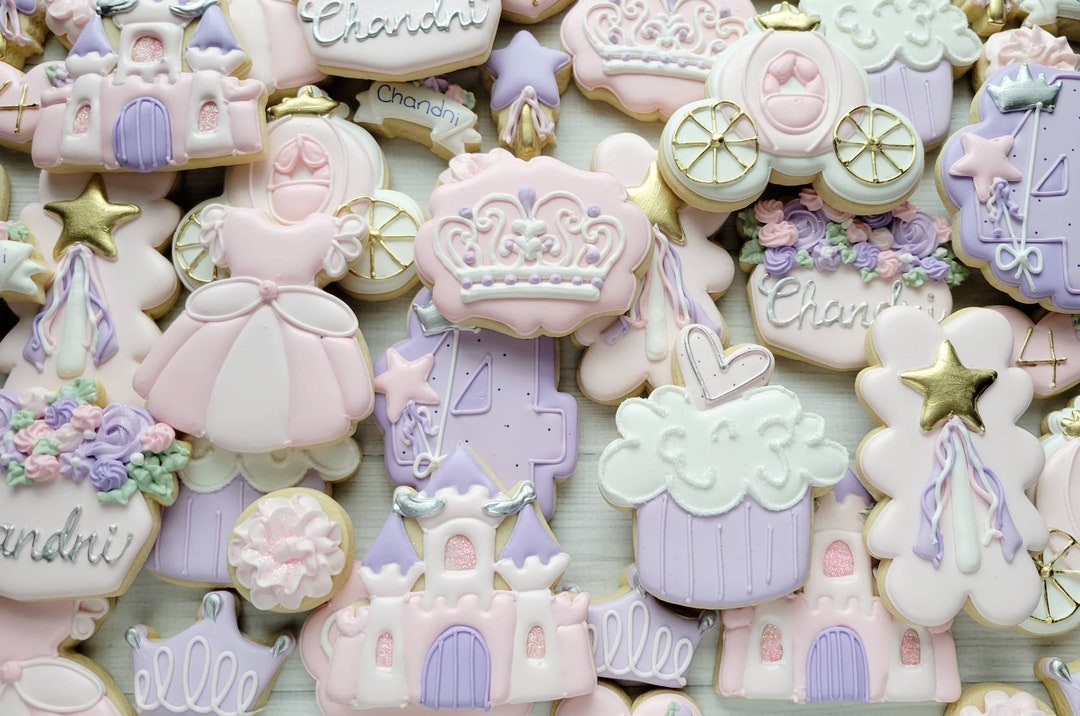 Princess Birthday Cookies - Etsy