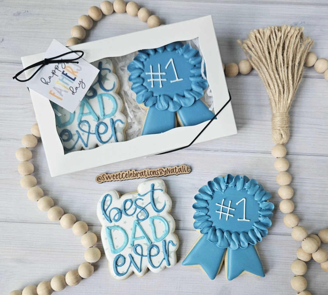 Best Dad Ever Cookie Gift Boxships June 10th - Etsy
