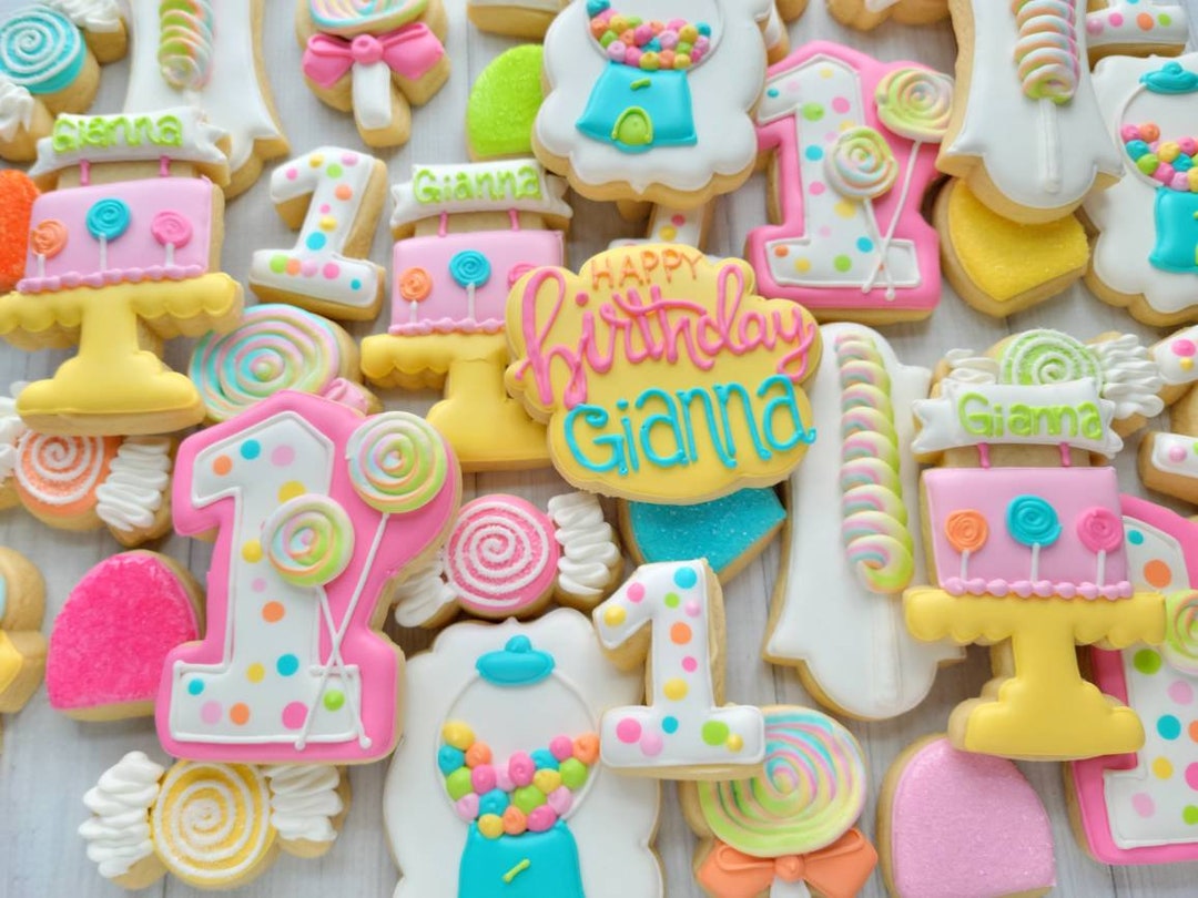 Candyland Themed Cookies