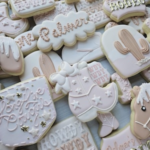 Cowgirl Birthday Cookies - Etsy