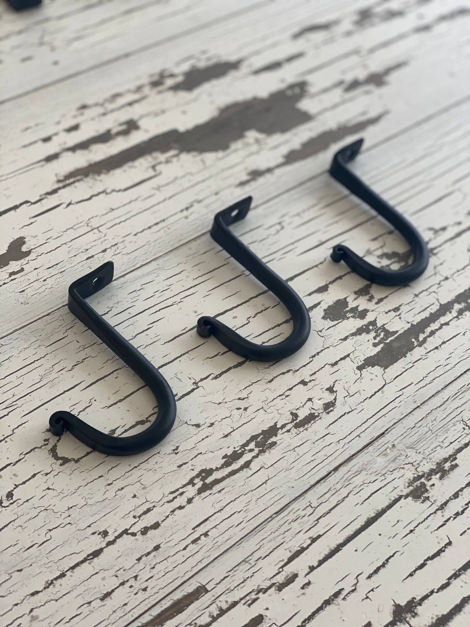 Under Cabinet Under Mount Black Steel Hook Rustic - Etsy