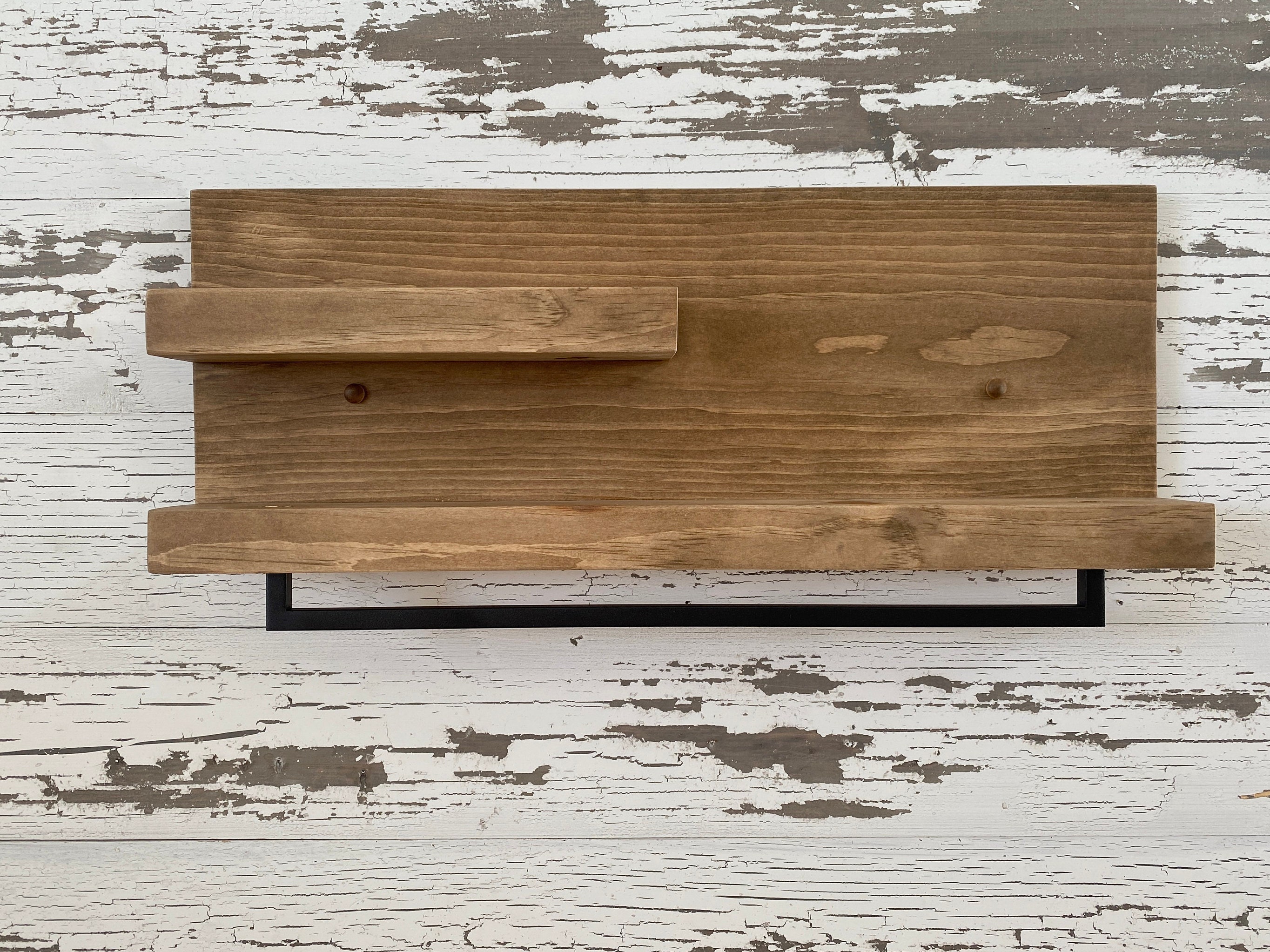 18 Easy Install rustic Farmhouse Wood Hand Towel Rack - Etsy