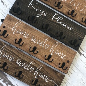 Easy Install ~ Hardware Included. Rustic Farmhouse Home Sweet Home ...