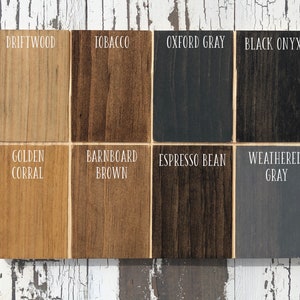 Easy install Custom Colours Rustic Modern Farmhouse Wood | Etsy