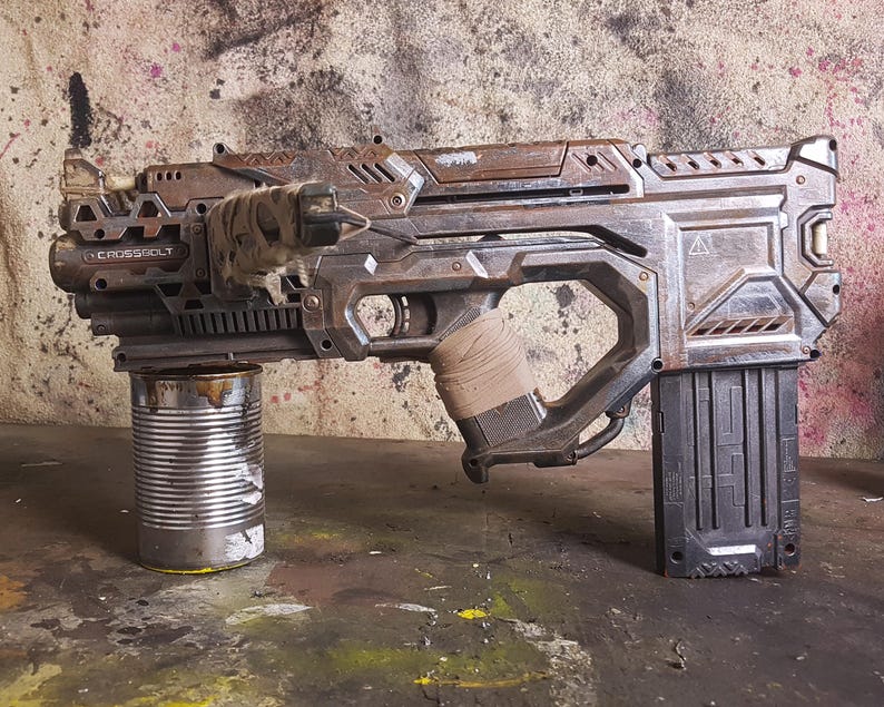 Nerf Blaster Crossbolt Conversion Post Apocalyptic Paint Job - Etsy