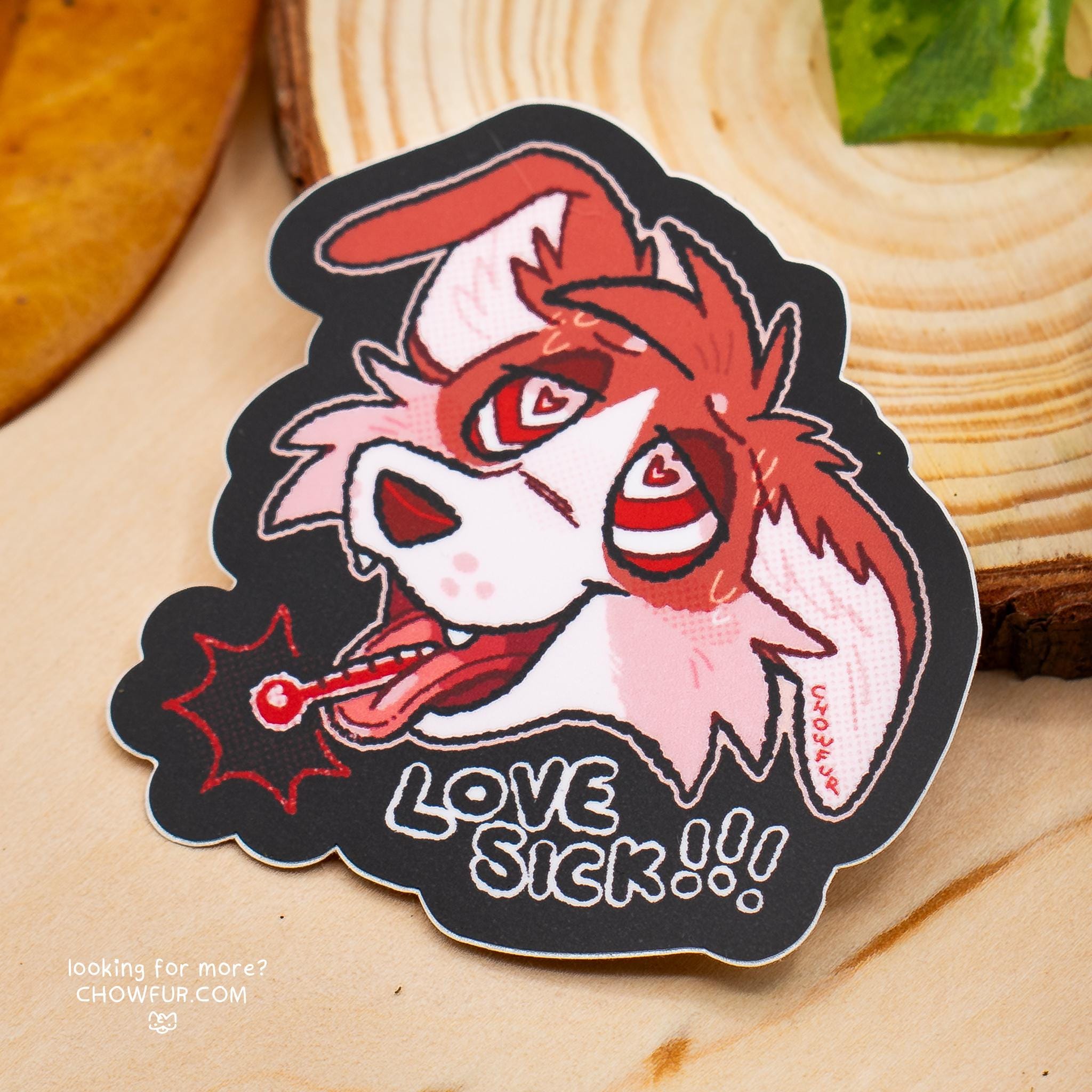 Love Sick Vinyl Sticker - Etsy