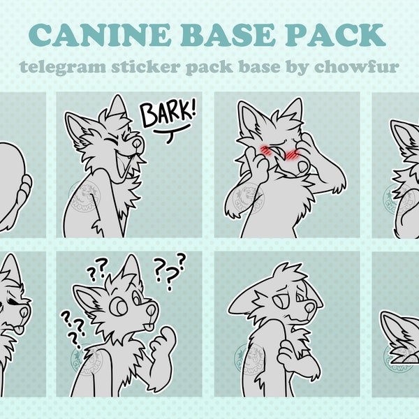 Telegram Furry Sticker Base - Etsy
