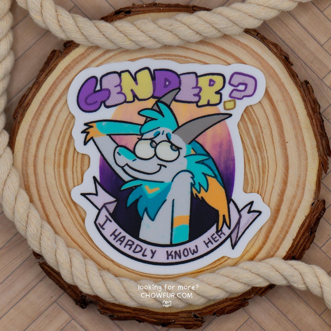 Gender? I Hardly Know Her Sticker - Etsy