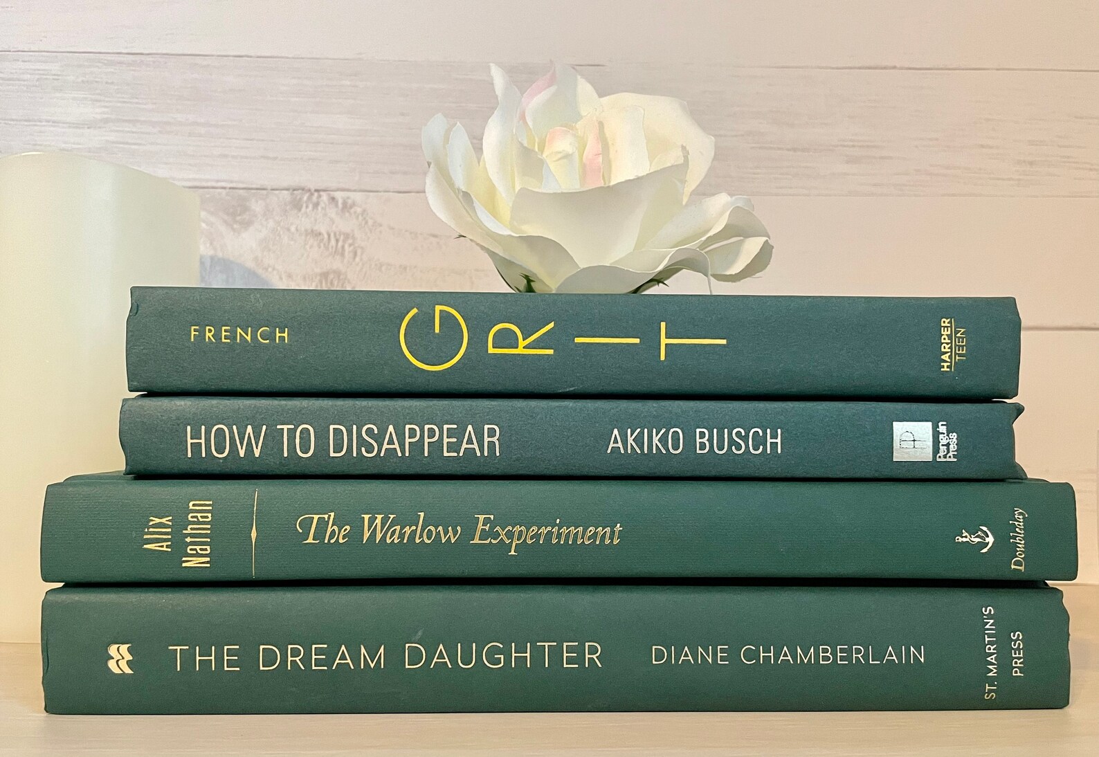 Emerald Green Decorative Book Stack - Etsy