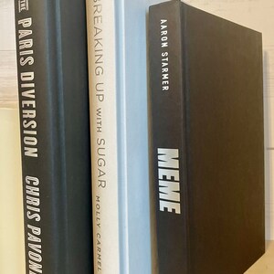 Black and White Decorative Book Stack - Etsy
