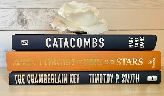 Blue And Orange Book Stack