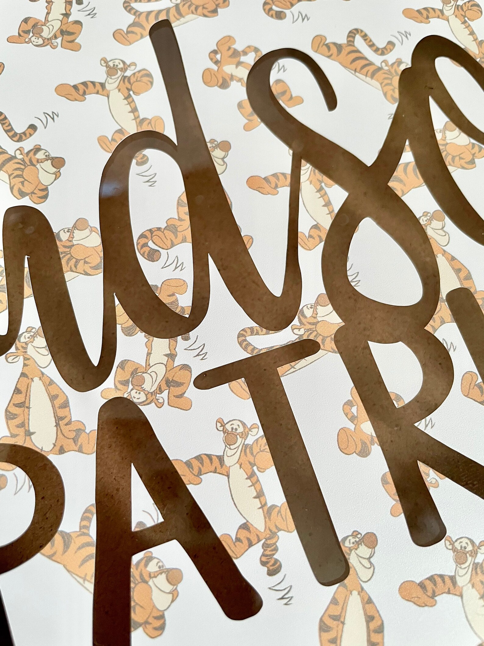 Personalized Tigger Shadow Box - Etsy