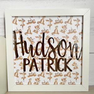 Personalized Tigger Shadow Box - Etsy