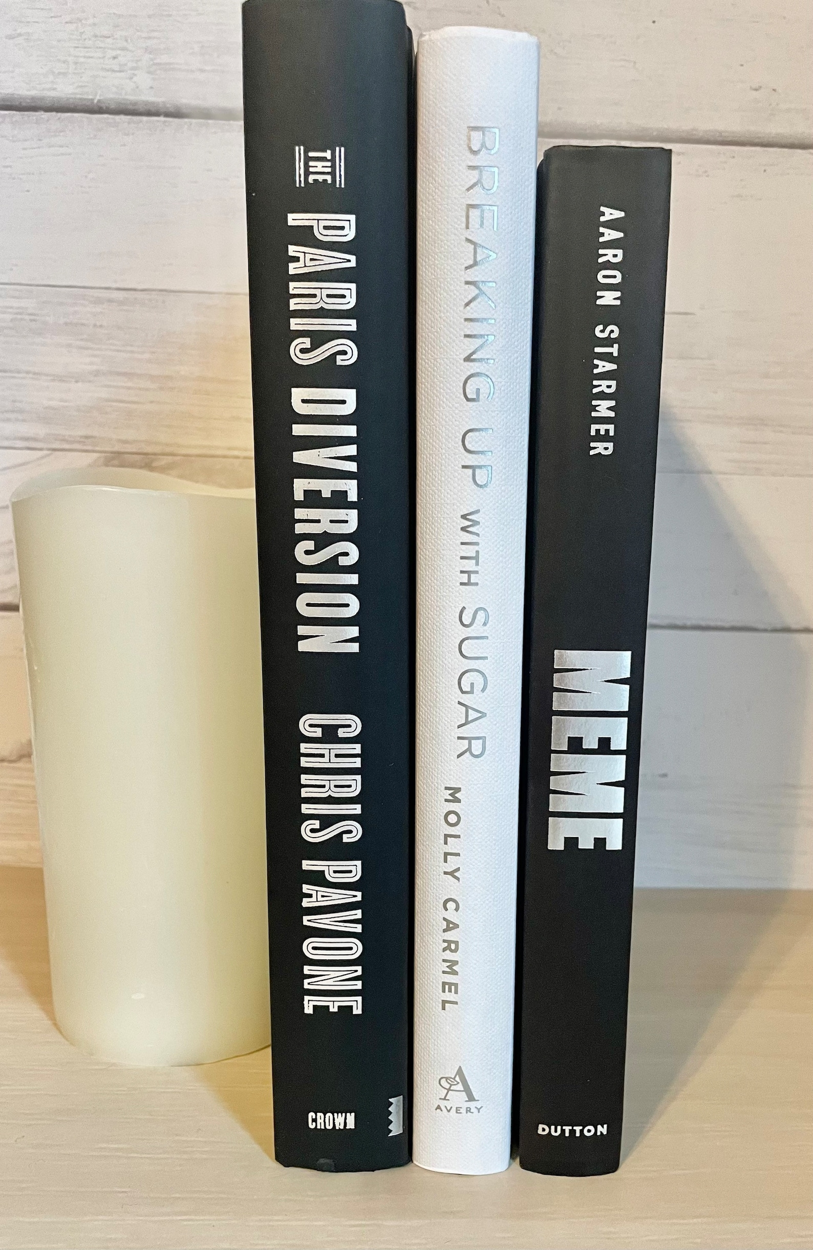 Black and White Decorative Book Stack - Etsy