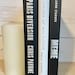 Black and White Decorative Book Stack - Etsy