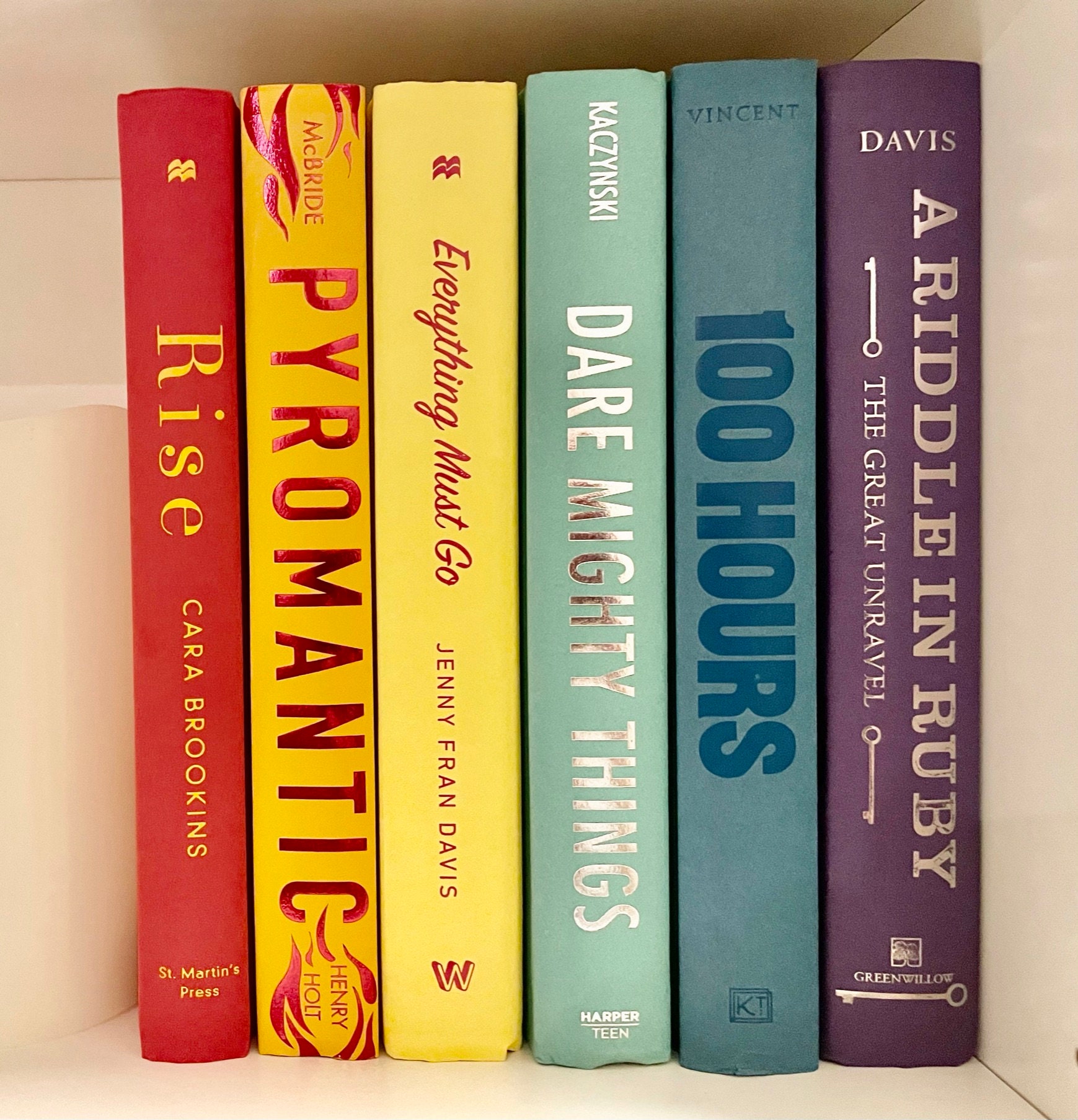 Rainbow Book Stack Set of 6 New Hardcover Books | Etsy