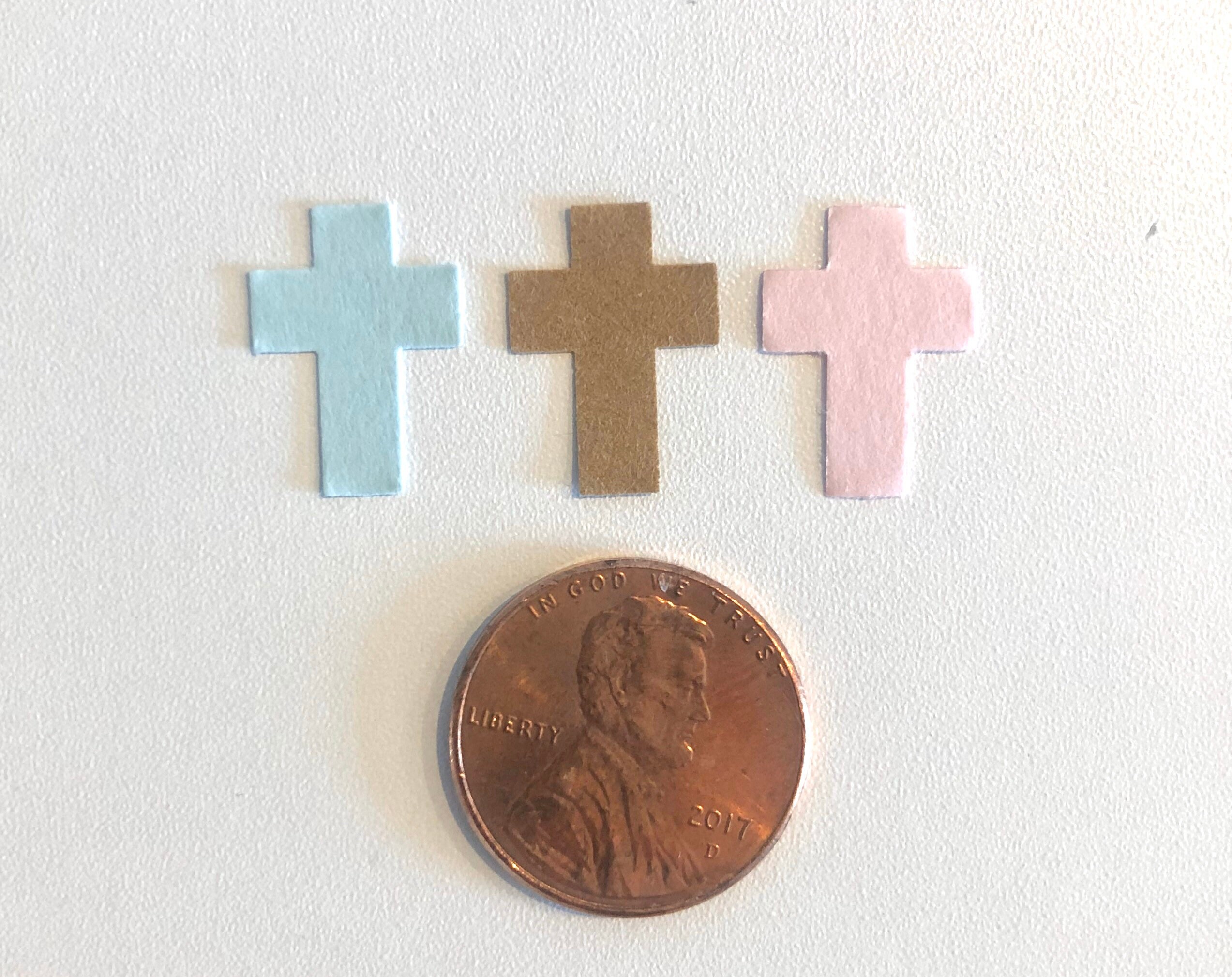Hand Stamped 200 Cross Confetti Scatter Perfect for Baptism - Etsy