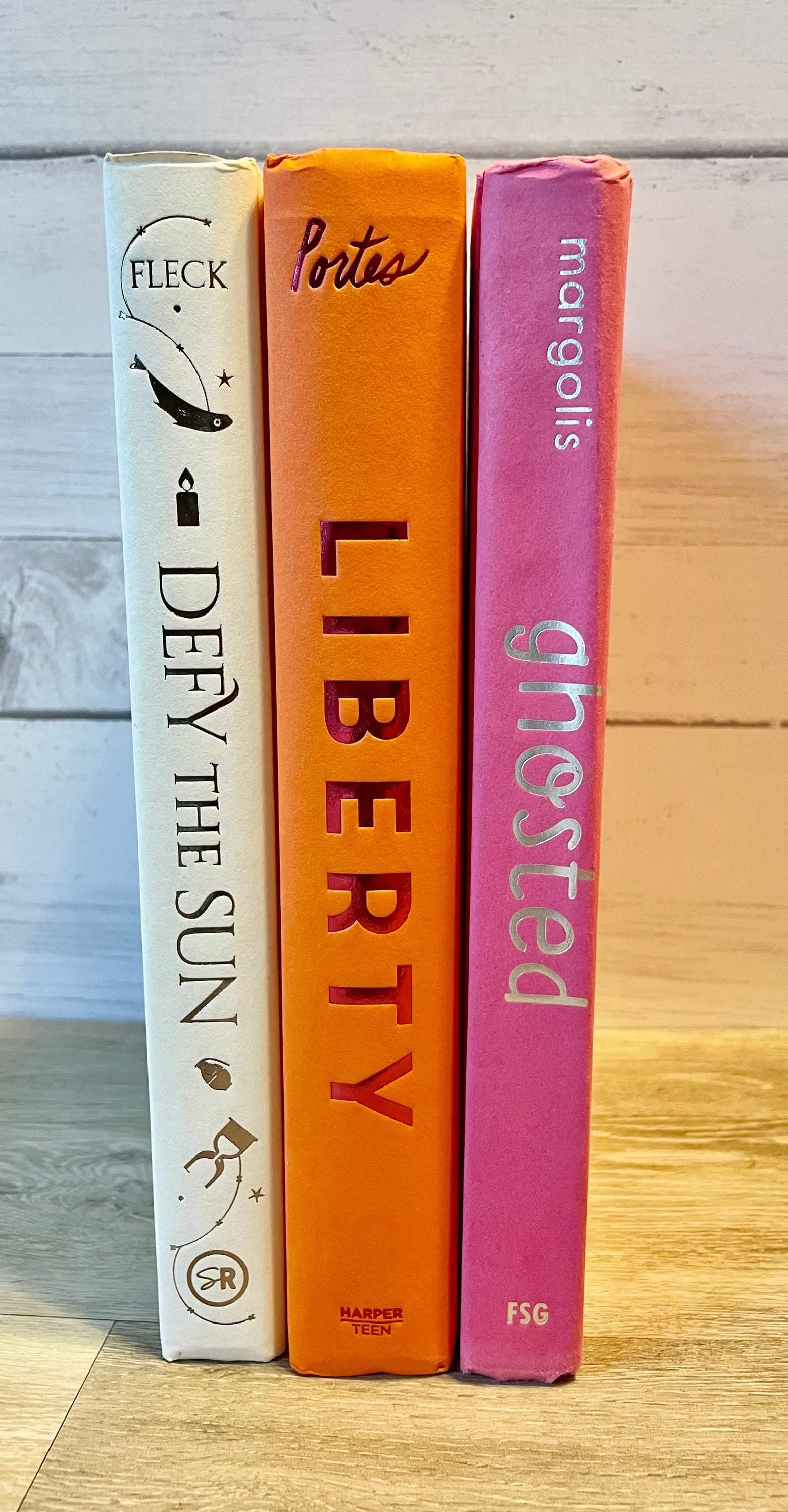 Blue And Orange Book Stack