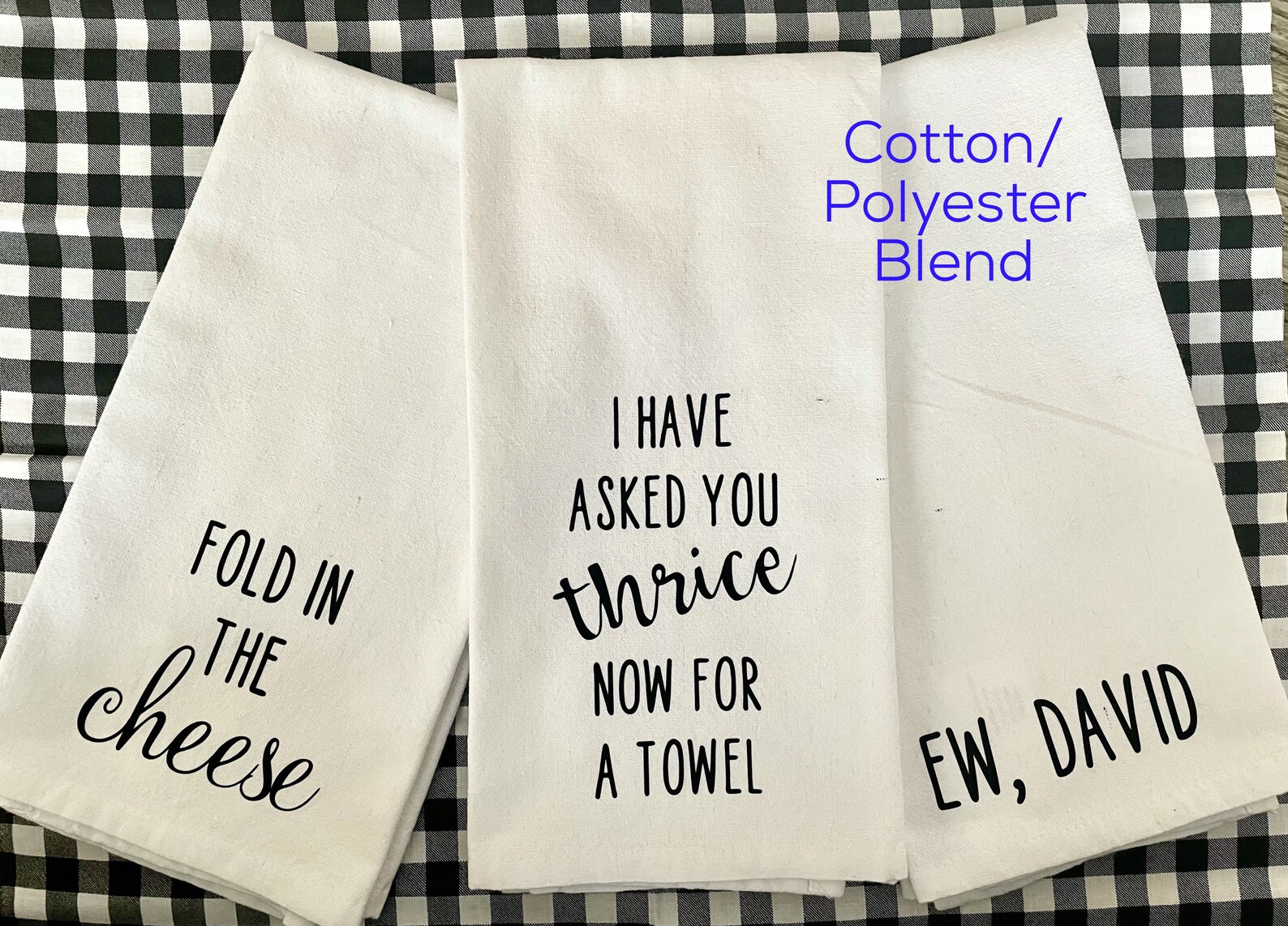 Ew David / Fold in the Cheese / I Have Asked You Thrice Now - Etsy