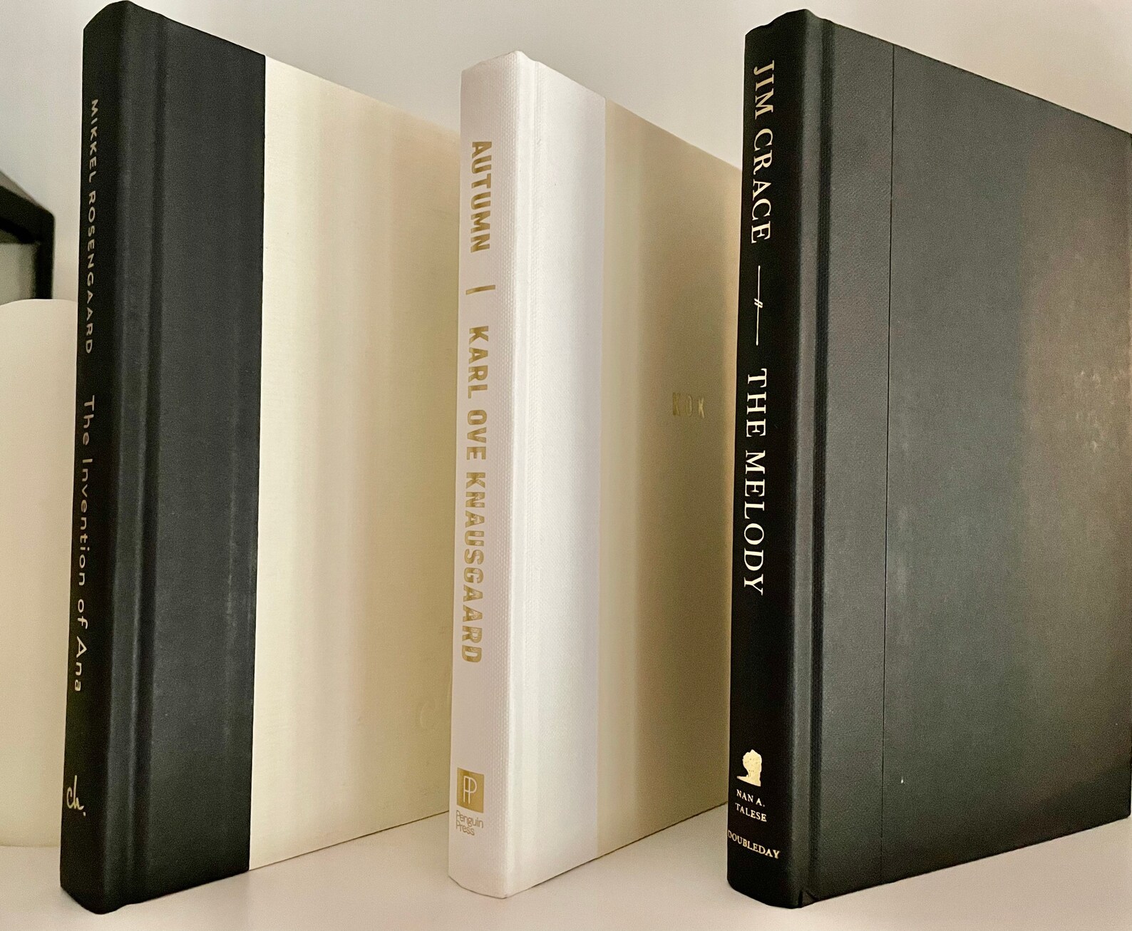 Black White and Gold Decorative Book Stack | Etsy